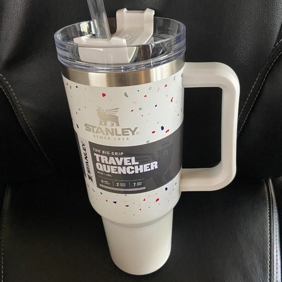 Stanley Adventure 40oz Stainless Steel Quencher Tumbler Terrazzo Pearlescent